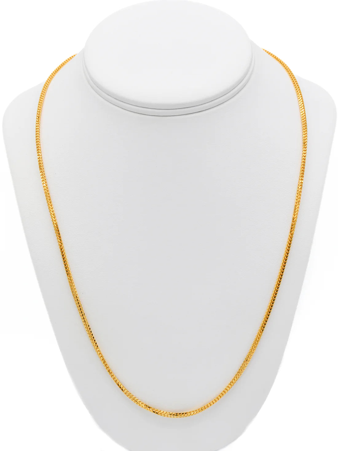 22ct Gold Fox Tail Chain - 55 cm – Roop Darshan