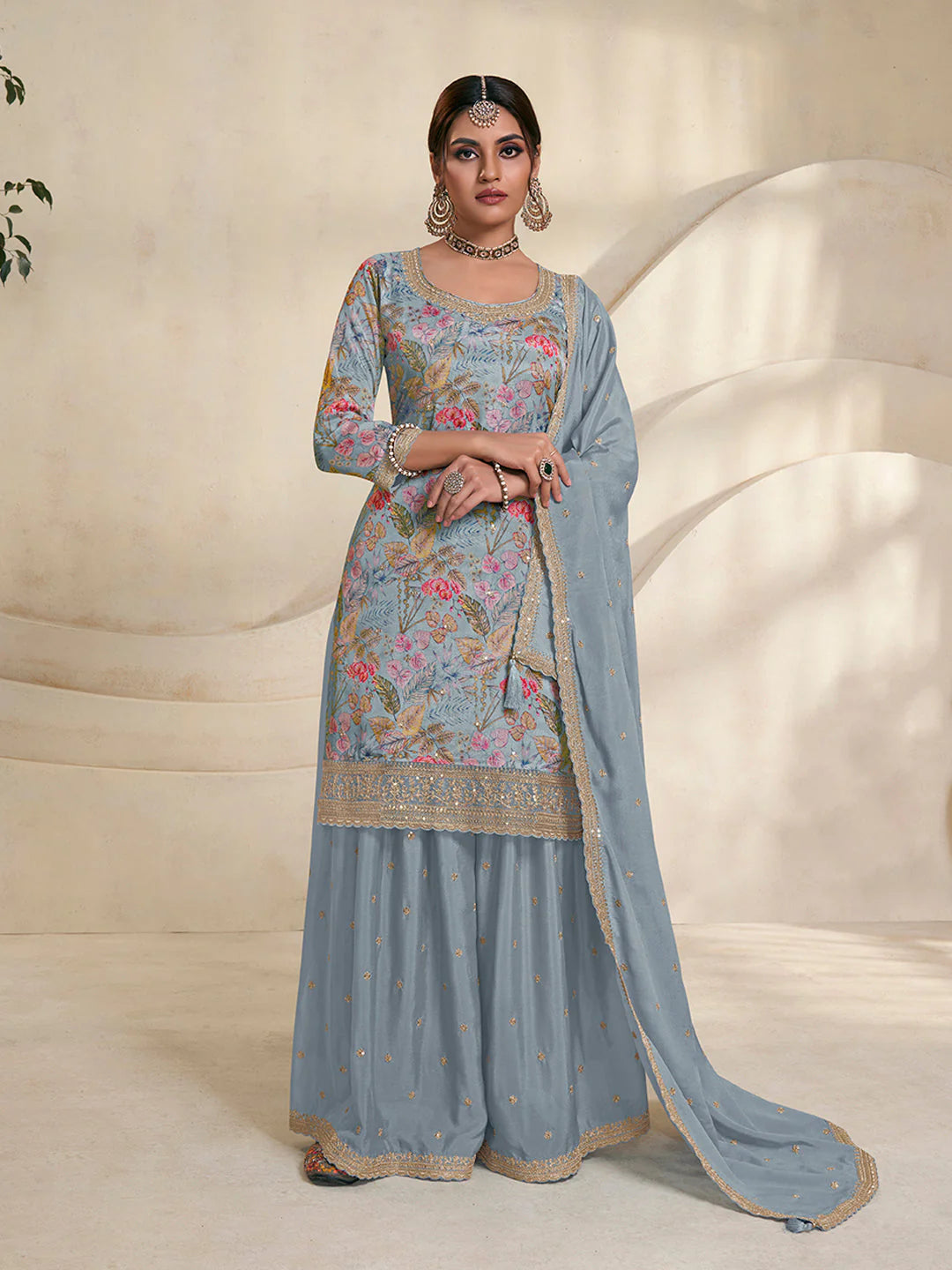 Sharara & Palazzo Suit – Roop Darshan