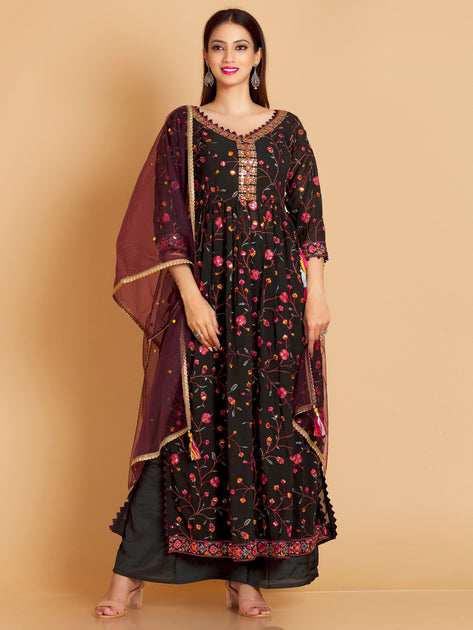 Palazzo and Sharara Suit | Roop Darshan