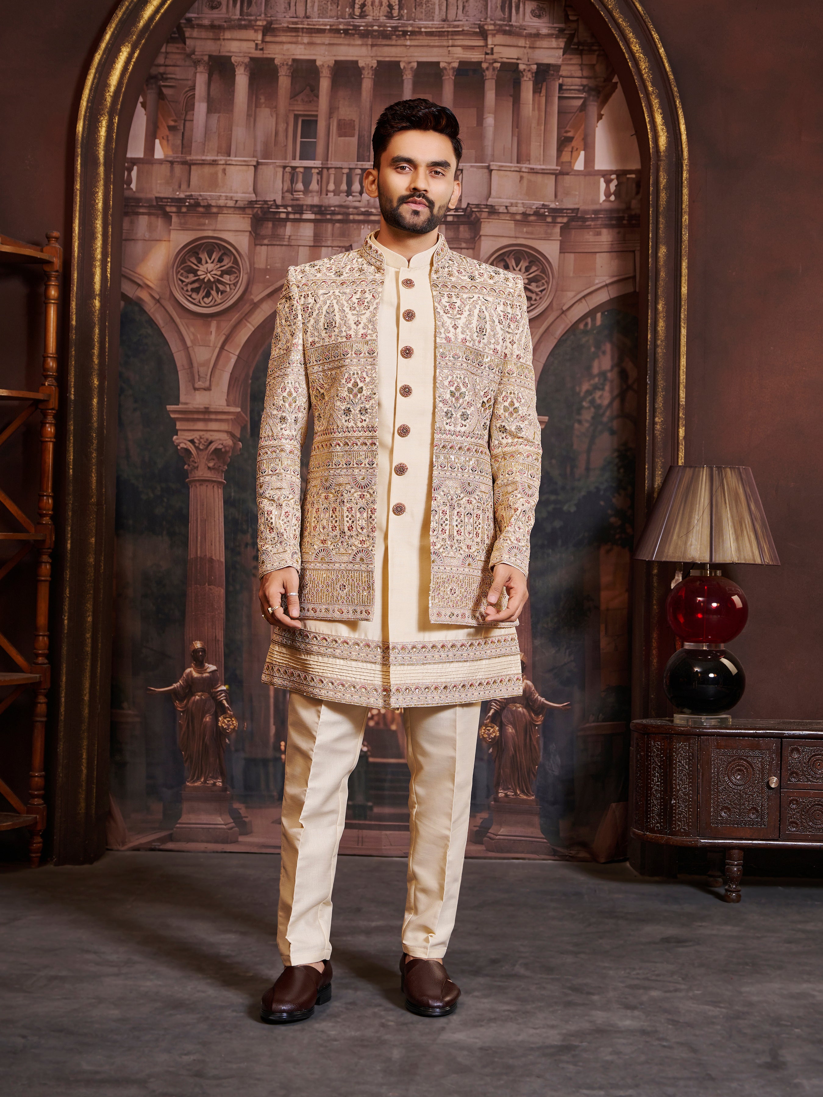 Mens Indo Western Suit – Roop Darshan