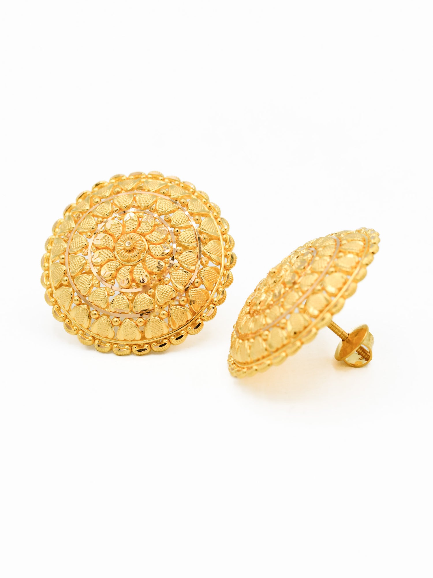 22ct Gold Round Tops – Roop Darshan