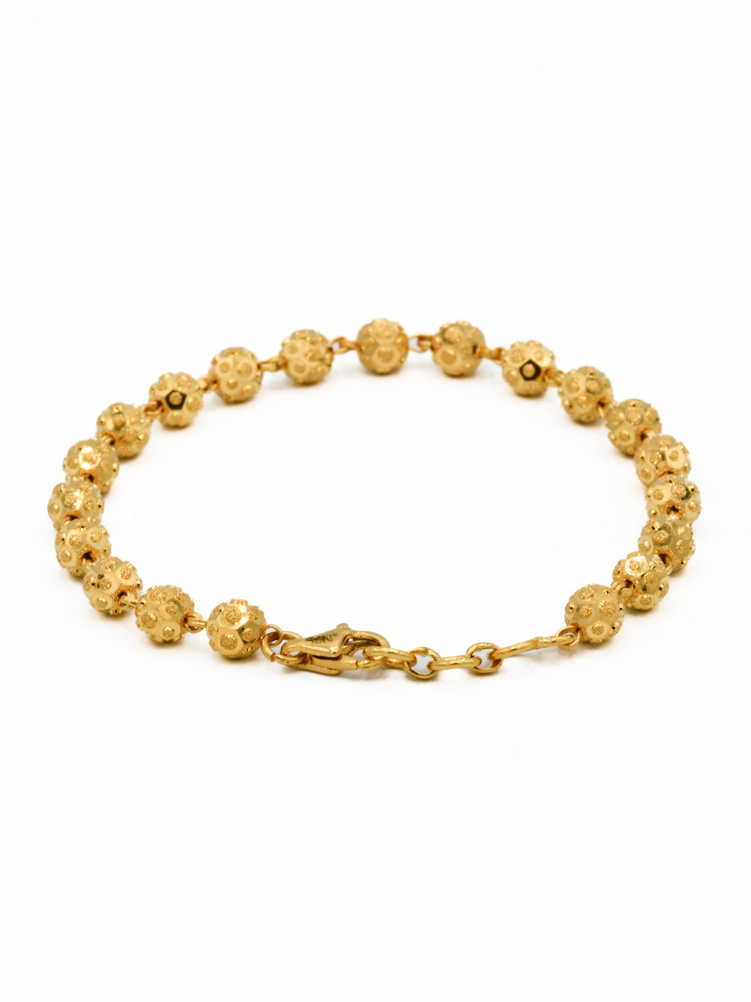 22ct Gold Ball Bracelet | Roop Darshan