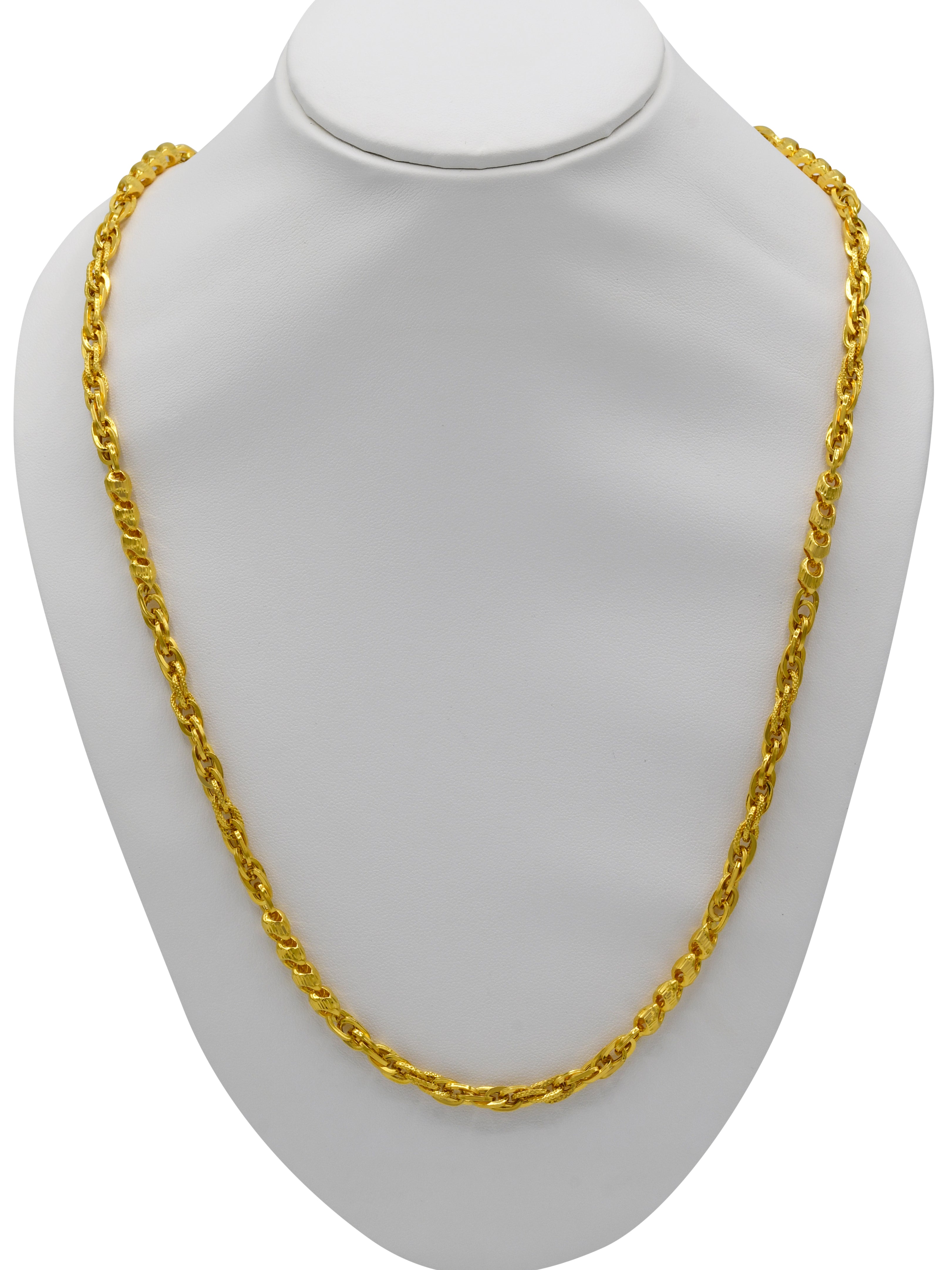 22ct Gold Indo Choco Chain – Roop Darshan