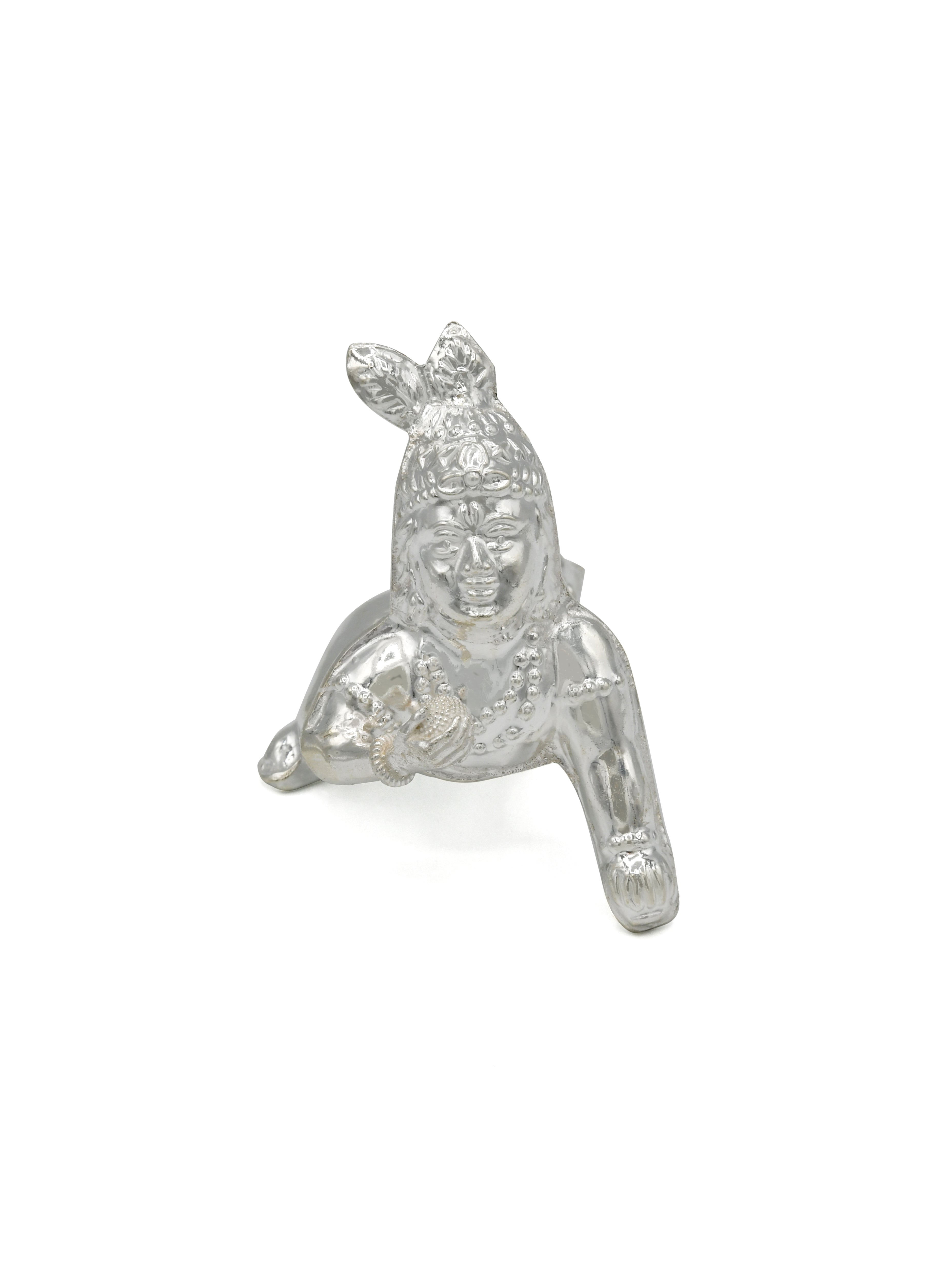Silver Bal Gopal Murti – Roop Darshan