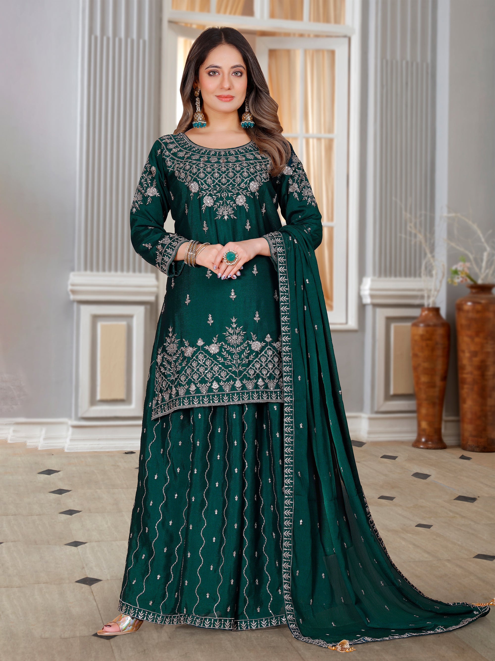 Amaira Palazzo Suit – Roop Darshan